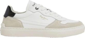 Pepe Jeans London Camden Street M, Baskets Homme, Blanc (Blanc Cassé), 8