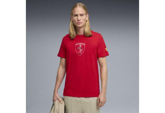 Puma T-Shirt Scuderia Ferrari Tonal Shield T-Shirt Herren