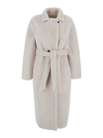 Suprema Manteau En Cuir - Milky