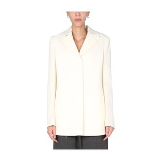 Jil Sander Femme, Vestes, Beige, Taille: 38 FR Blazer Tailleur