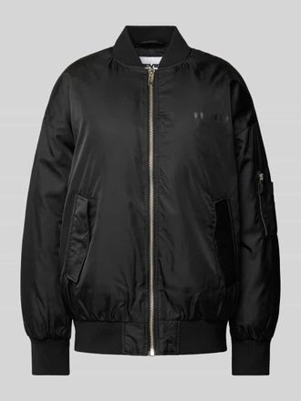 Review Bomberjacke mit Label-Print