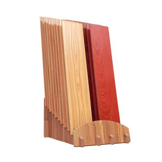 Generic Fliesenst&auml;nder, 20-teiliger Bodenstehender Mit Doppelreihen, for Ausstellungsr&auml;ume Von Einzelhandelsgesch&auml;ften, Platzsparend(Wood Color)