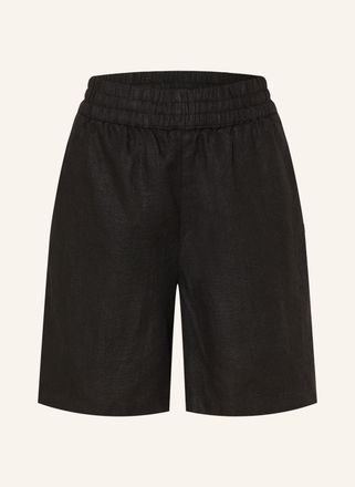Knowledge Cotton Apparel Knowledgecotton Apparel Leinenshorts Posey schwarz