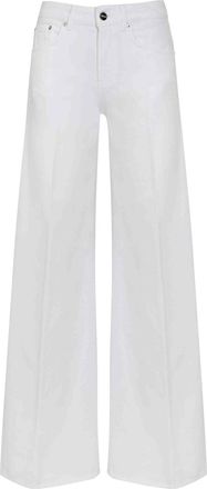 Dondup Pantalons D&eacute;contract&eacute;s - Blanc
