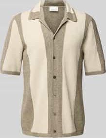 Profuomo Regular Fit Freizeithemd aus Baumwoll-Leinen-Mix