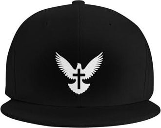 Generic Colombe De La Paix Christianisme J&eacute;sus Femme Homme Snapback Chapeau S&eacute;chage Rapide Strapback Cap L&egrave;g&eacute;re Casquette De Baseball pour Trucker Adulte Camp