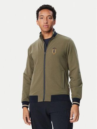 Aeronautica Aeronautica Militare Sweatshirt 262FE2089UF00662 Khakifarben Regular Fit