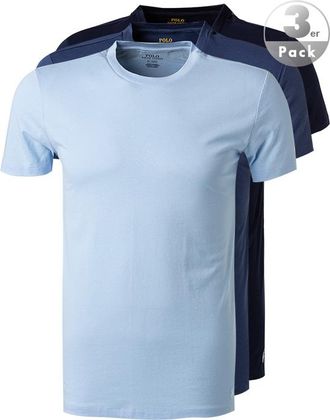 Polo Ralph Lauren Herren Unterw&auml;sche blau Reine Baumwolle unifarben