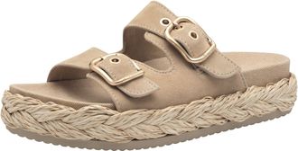 Tamaris Pantolette Damen Flach braun,EU 37