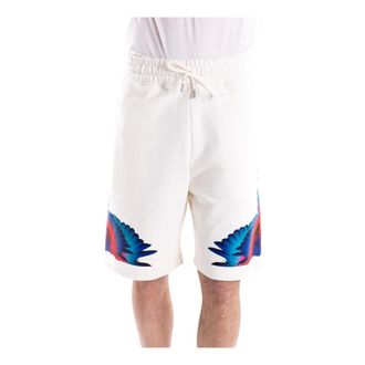 Marcelo Burlon Herren, Shorts, Beige, SGr&ouml;&szlig;e