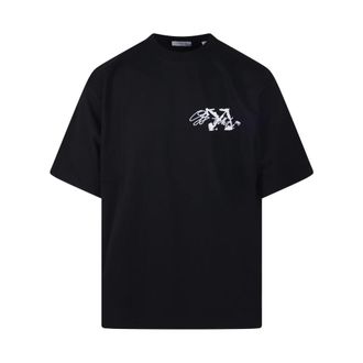 Off-white Stroke 2 Pfeil Skate S/S T-Shirt - - Tops - Herren - Schwarzk - S