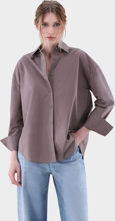 van Laack Hemdbluse mit überschnittenen Schultern