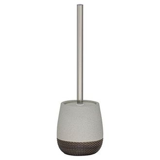 Sealskin Toilettenbürste Braid, aus natürlichem Porzellan, Farbe: Grau