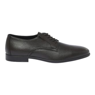 Baldinini Chaussure &agrave; lacets en cuir grain&eacute; - Homme - Chaussures - Brun - Taille: 45 EU
