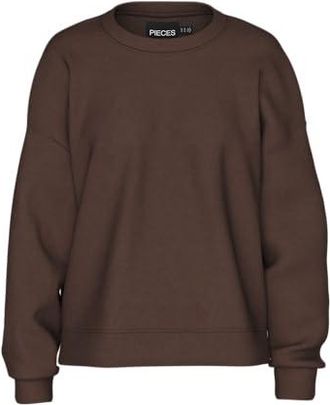 Pieces Loose Pcchilli Ls Sweat Ample Noos BC, Hot Fudge, XL Femme