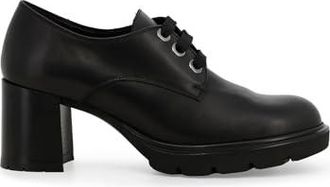 Melluso Mocassin Femme Confortable et &eacute;l&eacute;gant en Cuir Noir l5265 37.5