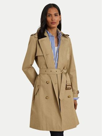 Lauren Ralph Lauren Tenchcoat 297967122002 Beige Regular Fit