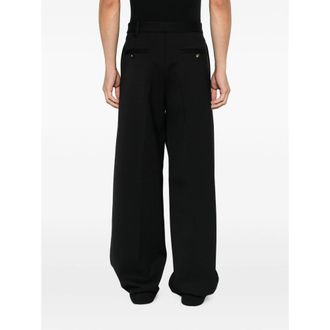 Jacquemus Virgin Wool Trousers - Black