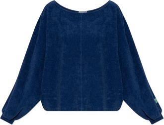 American Vintage Femme, Sweatshirts et sweats &agrave; capuche, Bleu, Taille: 40/42 FR Fuxow Oversized SweaT-shirt