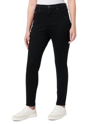 Tommy Jeans Damen Sylvia HGH Skn Dh4288 Dw0dw19936 Skinny, Denim (Denim Black), 32W / 28L EU