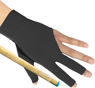 Generic Billard-Handschuhe, 3 offene Billardhandschuhe, 3 Finger, Sport, links oder rechts, GIGLI BILLIARDI - f&uuml;r Sportshows, Cue Pool rutschfeste Handschuhe 