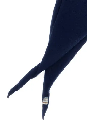 Extreme Cashmere Womens Navy Blue Cashmere Blend N&acirc;&deg;35 Foulard Midnight Sciarpe E Scarfs
