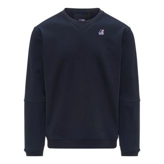 K-Way Nael Brushed Pc - - Sweatshirts & Hoodies - Herren - Blau - 2XL