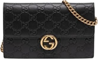 Gucci Sac bandouli&egrave;re Pre-owned - Femme - Pre-owned - Noir - Taille: ONE Size