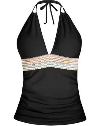 Generic Maillot de Bain Femme Bikini Sexy Ensemble Bikini Plus-Size Deux Pi&egrave;ces, Maillot de Bain Taille Haute pour Femme