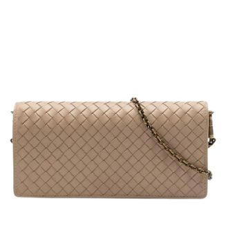 Bottega Veneta Pre-owned Woven Nappa Crossbody Bag - - Pre-owned - Damen - Braun - ONE SIZE