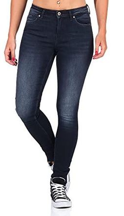 Only Femme Onlkendell Reg Sk Ankle Tai865 Noos Pantalons, Bleu Fonc&eacute; Denim, 28W / 32L EU