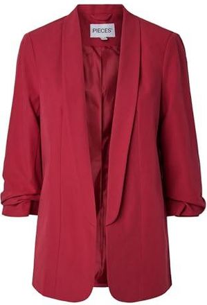 Pieces Blazer 3/4 Pcbosella Noos BC, Grenat, XL