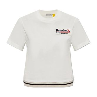 Moncler unisex, Tops, Beige, Taille: M T-shirt Crème