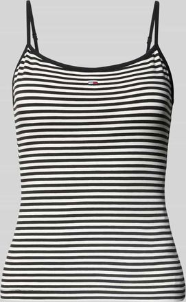 Tommy Jeans Slim Fit Tr&auml;gertop aus Baumwoll-Mix