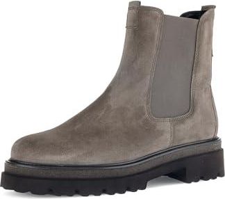 Gabor Bottines Chelsea pour femme, meilleur ajustement, Marron 10., 35.5 EU