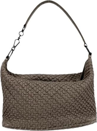 Bottega Veneta Sac bandouli&egrave;re vintage Pre-owned - Femme - Pre-owned - Brun - Taille: ONE Size