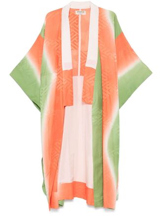 A.N.G.E.L.O. Vintage Cult 1960s pre-owned Kimono aus Jacquard - Orange
