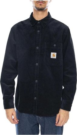 Carhartt Work in Progress Homme, Vestes, Noir, Taille: XL La L/S Flint Shirt