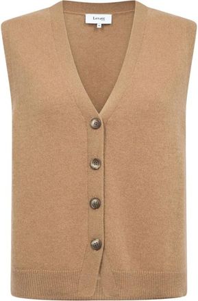Levete Room Eloise 10 V-Ausschnitt Strickweste - - Knitwear - Damen - Beige - S