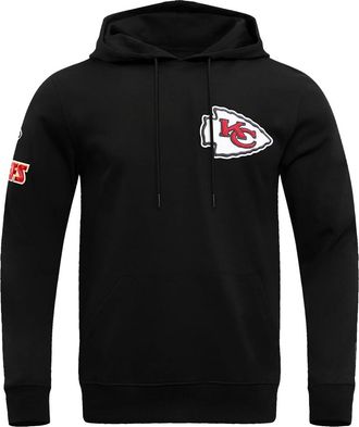 Pro Standard Mens NFL Kansas City Chiefs Classic Chenille Kapuzensweatshirt Schwarz XL
