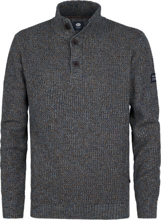 Petrol Industries Strickpullover Salem Blau XXL