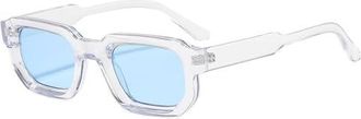 Generic Lunettes De Soleil Carr&eacute;es &Agrave; Petite Monture For Hommes Et Femmes, Tendance, For Les Vacances En Plein Air Le Sport(Clear)