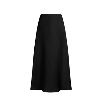 Alberta Ferretti Femme, Jupes, Noir, Taille: 38 FR Triple Silk Organza Maxi Skirt