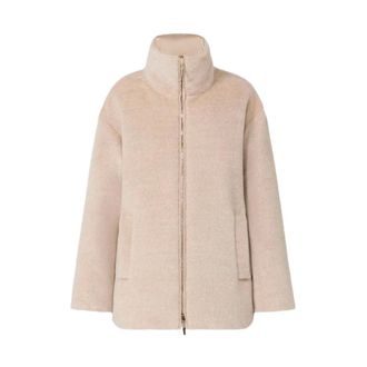 Max Mara Alpakajacke - - Jackets - Damen - Beige - 2XS