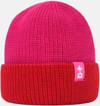 Derbe Derbe Strickm&uuml;tze L&uuml;l&uuml; Pink Rot GOTS Organic