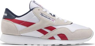 Reebok Herren Klassisches Nylon Sneaker,Ftwwht Flasrd Vecnav,42.5 EU