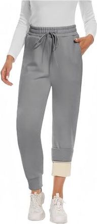 Generic Pantalon de surv&ecirc;tement dhiver en polaire pour femme, avec poches, pantalon de jogging chaud pour lhiver, pantalon de surv&ecirc;tement athl&eacute;tique doubl&eacute; en