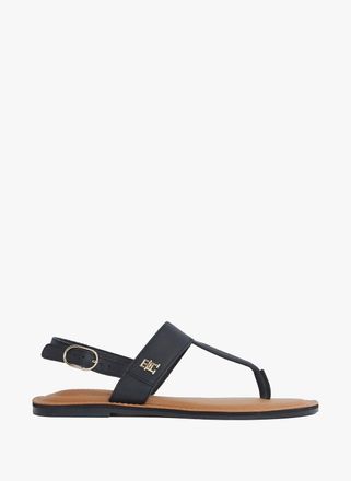 Tommy Hilfiger Sandales plates en cuir