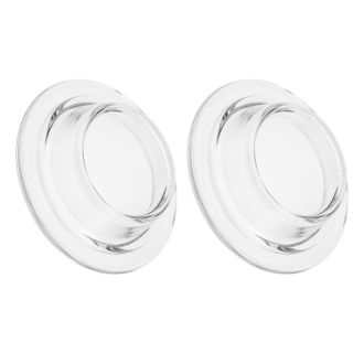 Valiclud 2 Stück Ersatzschalen für Wachswärmer 117cm aus Glas Universelle Diffusorschale für Ätherische Öle Transparente Wachsschmelzhalterplatte für Aromather