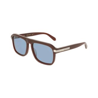 Ferragamo Homme, Accessoires, Brun, Taille: 57 MM Lunettes de soleil Sf2087S